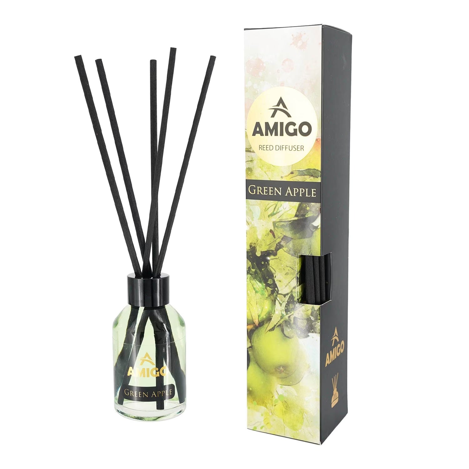 AMIGO Reed Diffuser 110ml GREEN APPLE