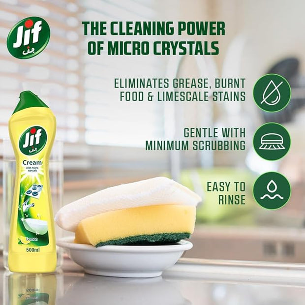 Jif Cream Lemon 500ML – Cleaning Superstore