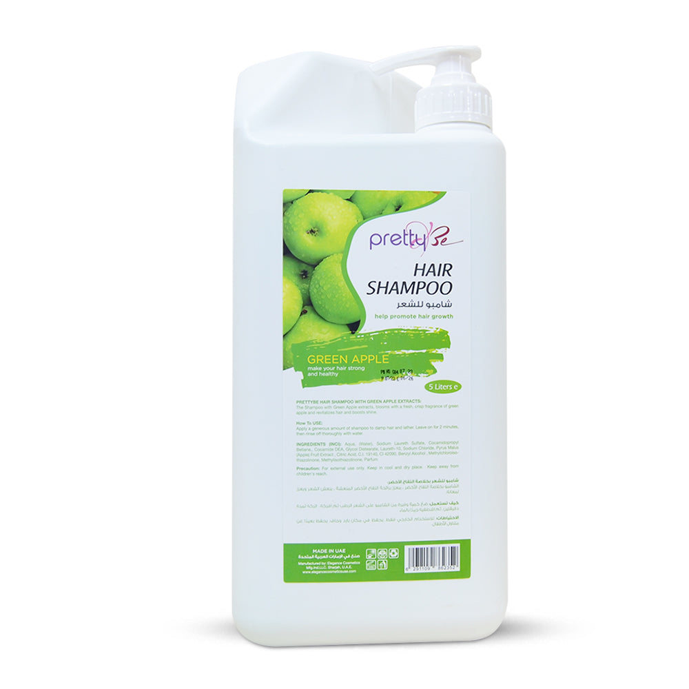 PRETTY BE-HAIR SHAMPOO-GREEN APPLE-5L