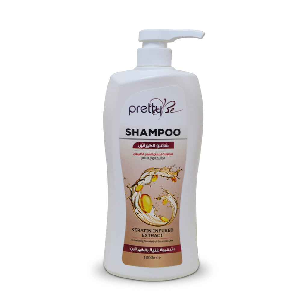 PRETTY BE-HAIR SHAMPOO-KERATIN-1000ML