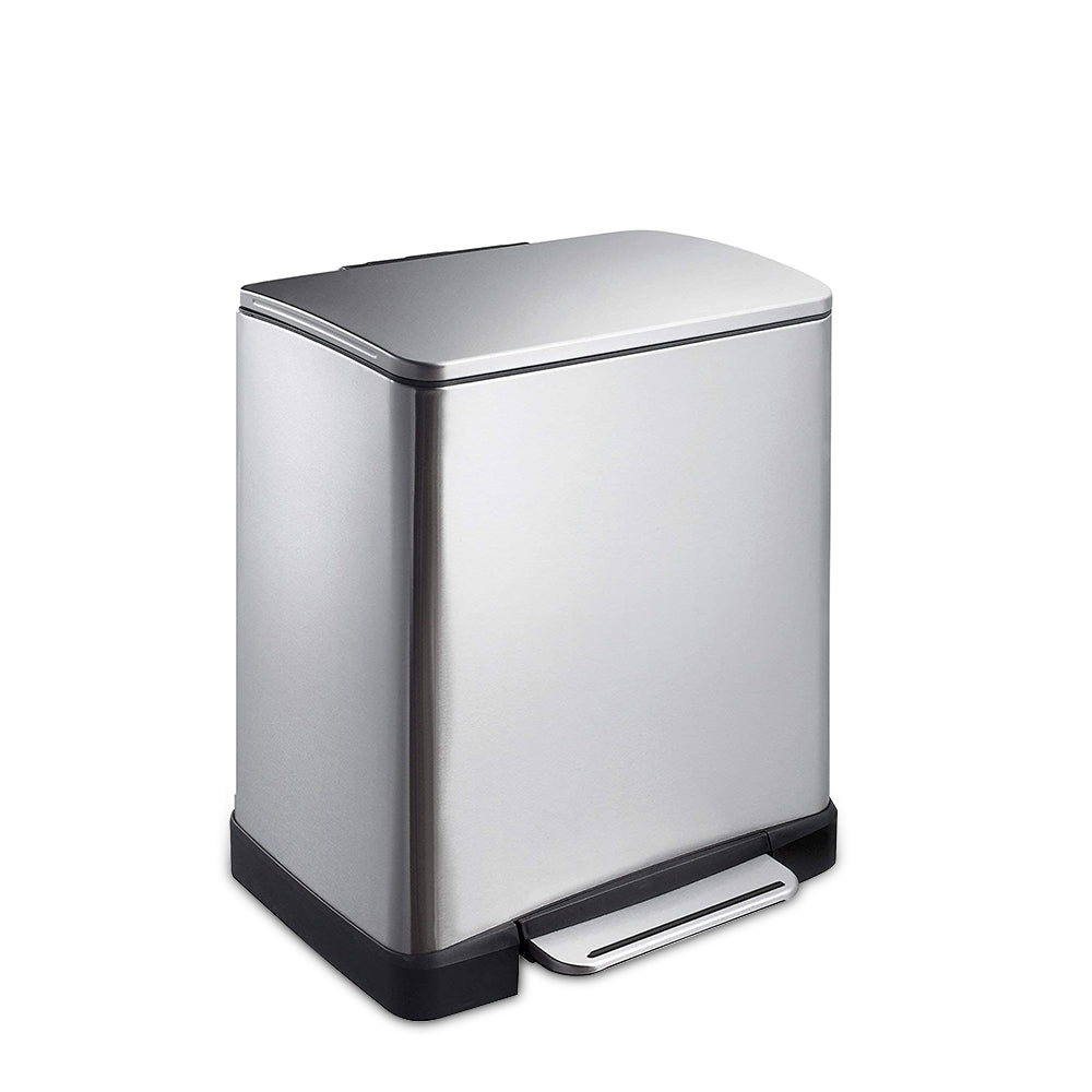 Eko Stainless Steel Step Dustbin E Cube | 20L
