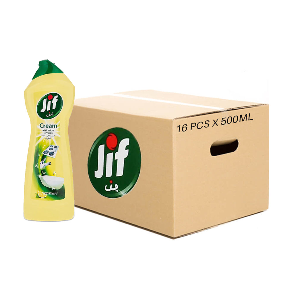 Jif Cream Lemon 500ML | Pack of 16 (CTN)