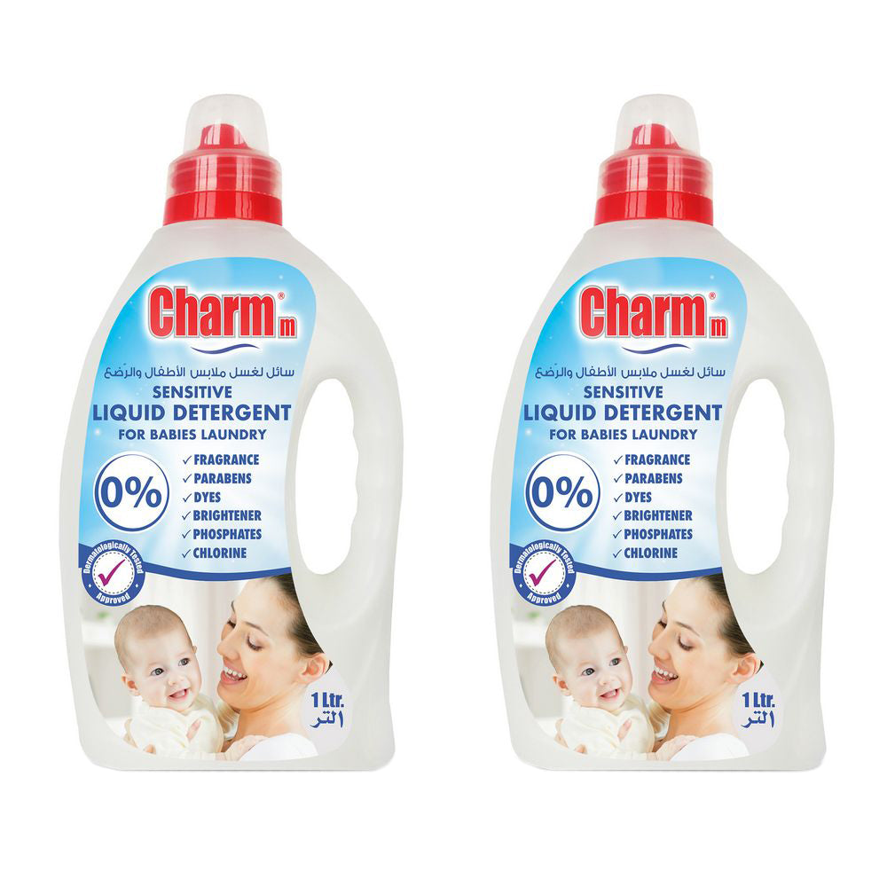 Charmm Sensitive Laundry Liquid for Babies Laundry 2X1L