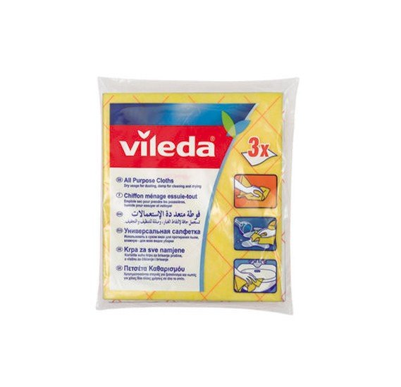 Vileda All Purpose Cloth 3PCS